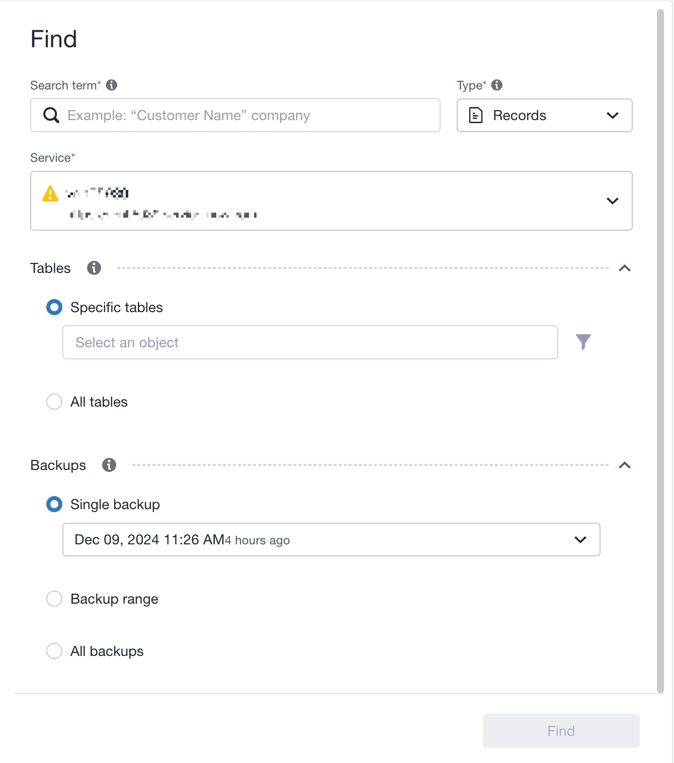 Finding Records and Attachments in ServiceNow