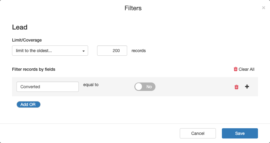 Filtering Table Records for Seeding