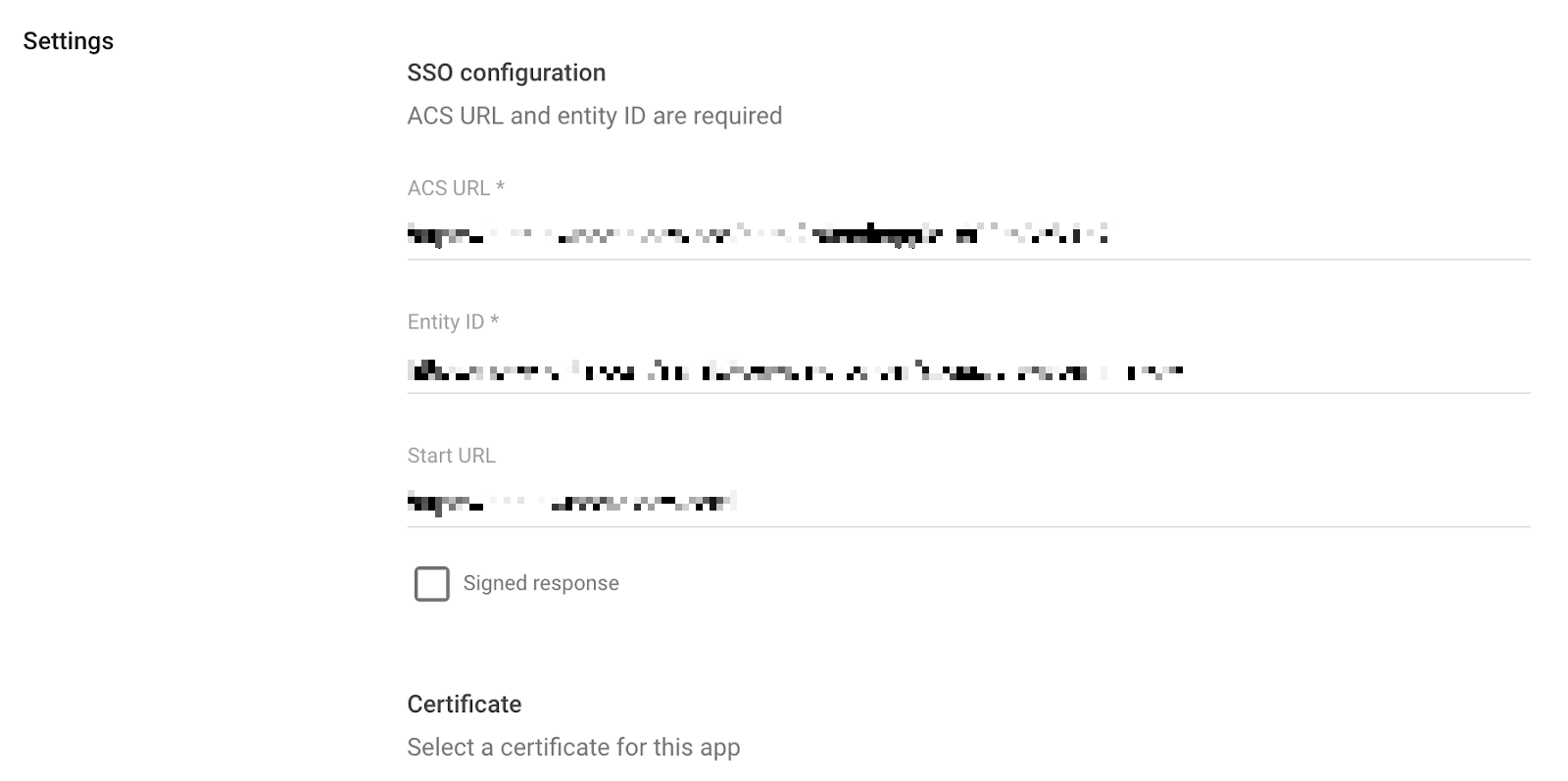Creating a SAML App for SSO in Google Workspace