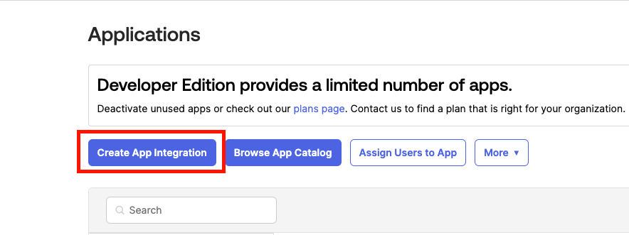 Creating an App Integration for SSO in Okta