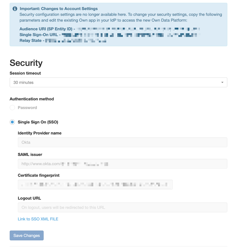 Sso Users Migrating To Own Data Platform 