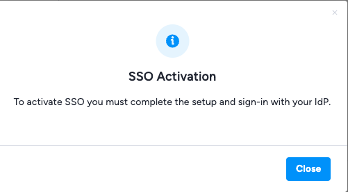 Single Sign On (SSO)