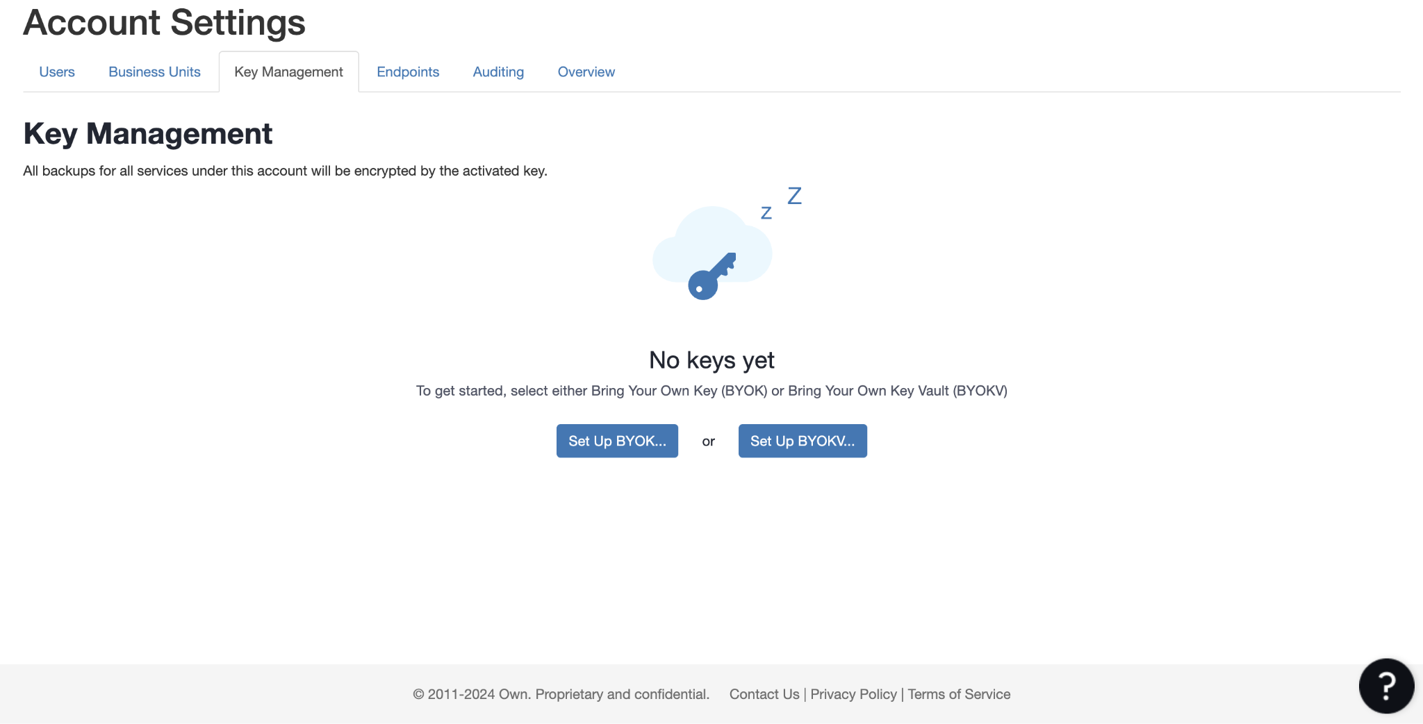 Bring Your Own Key (BYOK) for Recover (Azure)