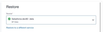 Working with the Restore Application to Recover Data