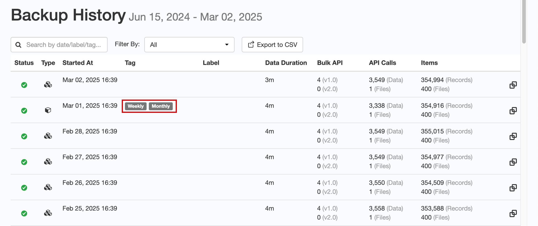 Managing Salesforce Backup Retention Policies
