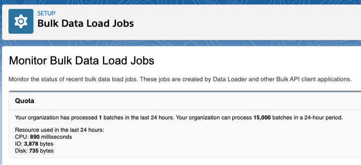 Managing API Consumption for Salesforce Backups