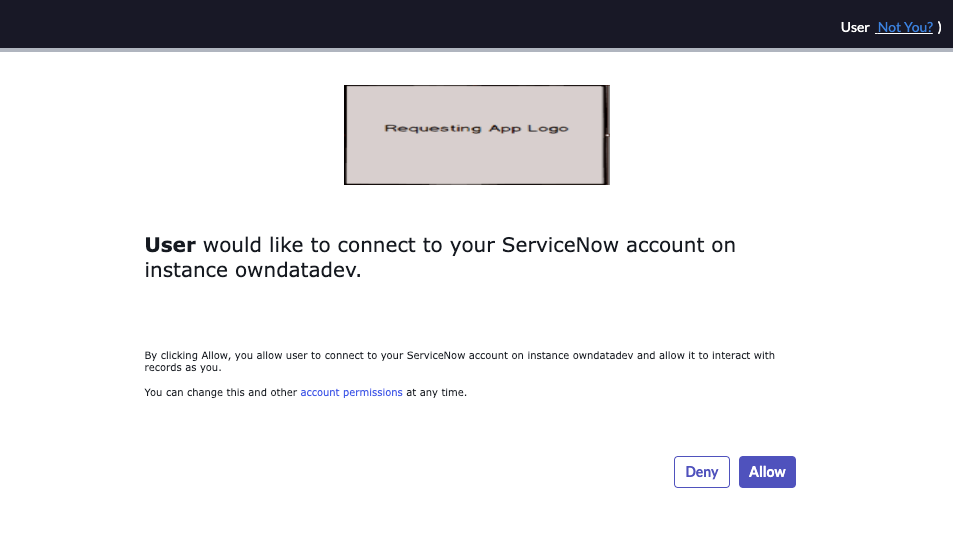 Configuring OAuth for ServiceNow