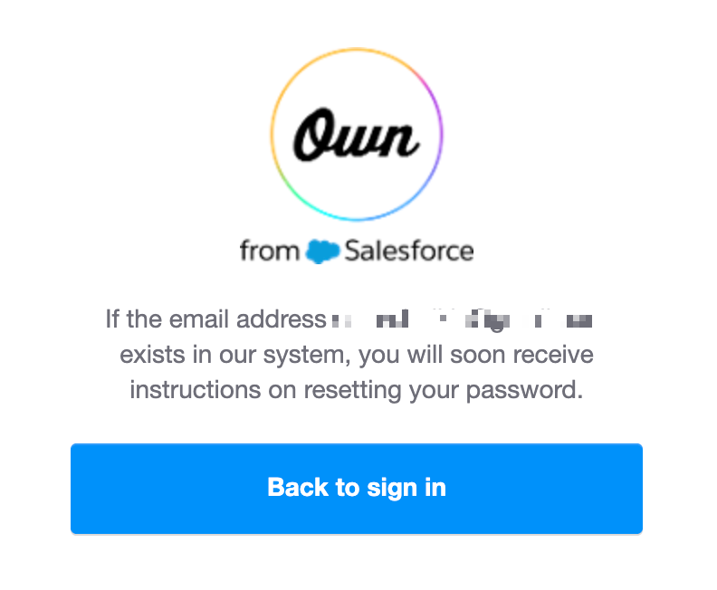 Signing Up and Signing In to Own Data Platform